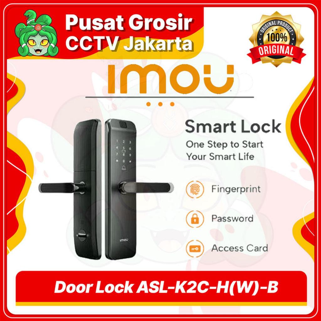 Jual IMOU SMART DOOR LOCK K2C DIGITAL ASL-K2C-H(W)-B SMART DOOR LOCK ...