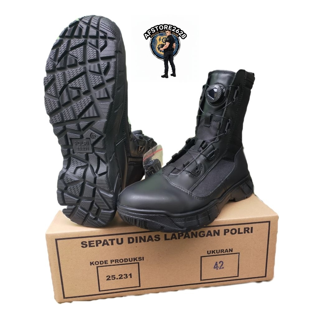 Jual SEPATU PDL JATAH POLRI TALI BIASA & TALI PUTAR 2024 & 2025 ...