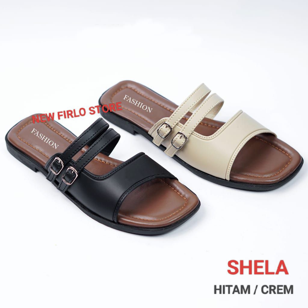 Jual Sandal Teplek Wanita Model Kekinian // Sandal Flat Wanita Pijakan ...