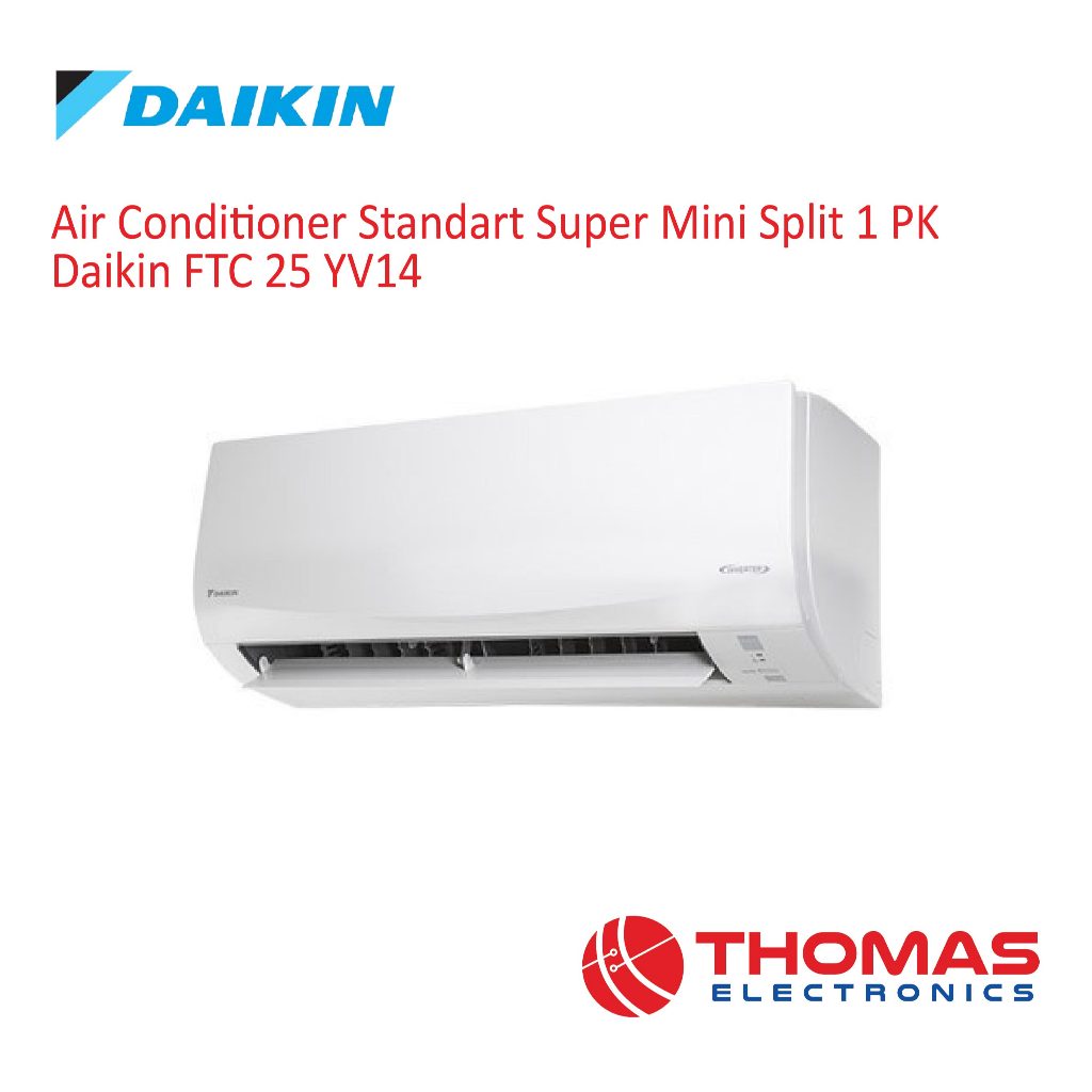 Jual Air Conditioner Ac Split Standar 1 PK Daikin Super Mini STC25YV14 ...