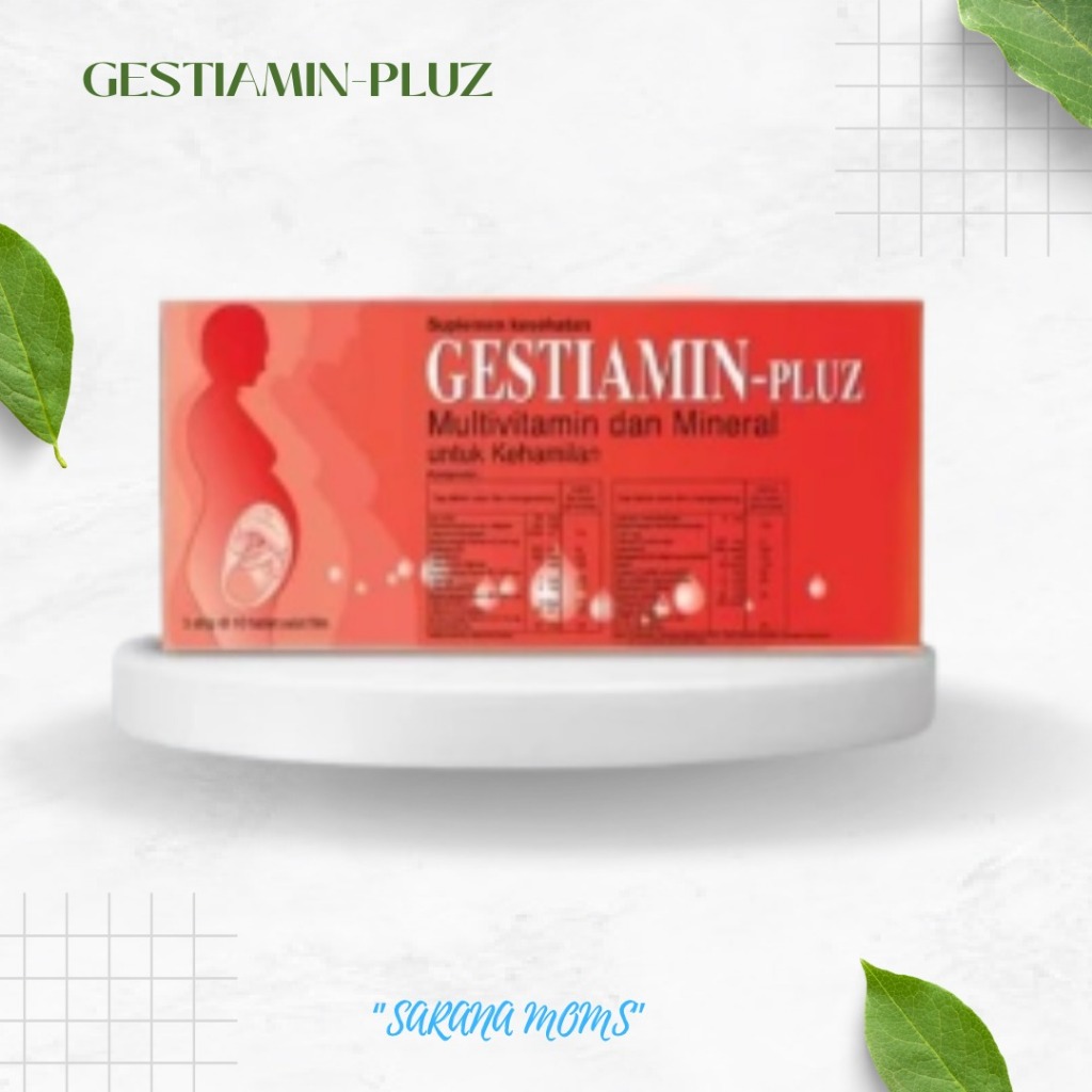 Jual GESTIAMIN PLUZ multivitamin ibu hamil, Box (30 tablet). | Shopee ...