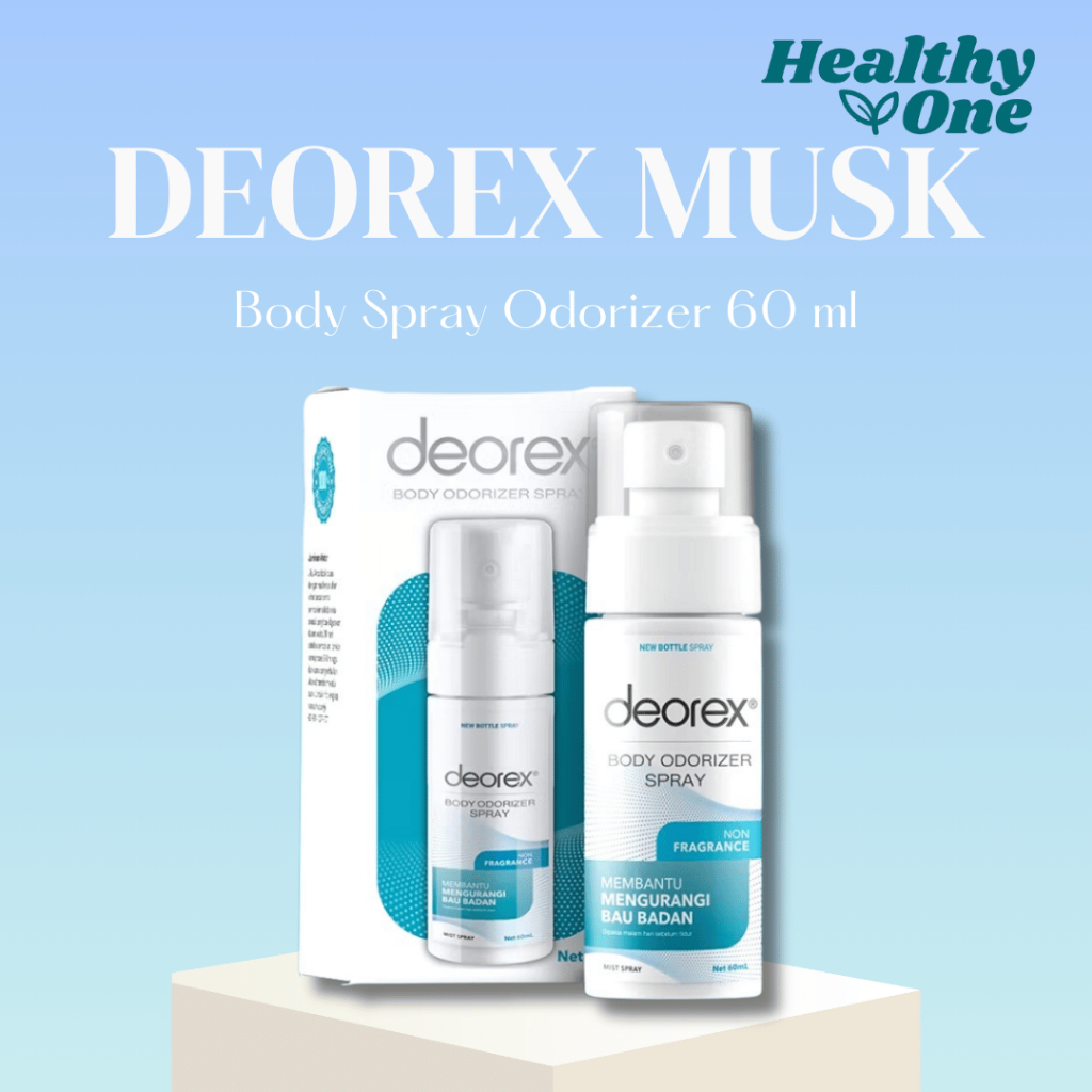 Jual DEOREX BODY ODORIZER SPRAY 60ML (N)/ DEODORANT | Shopee Indonesia