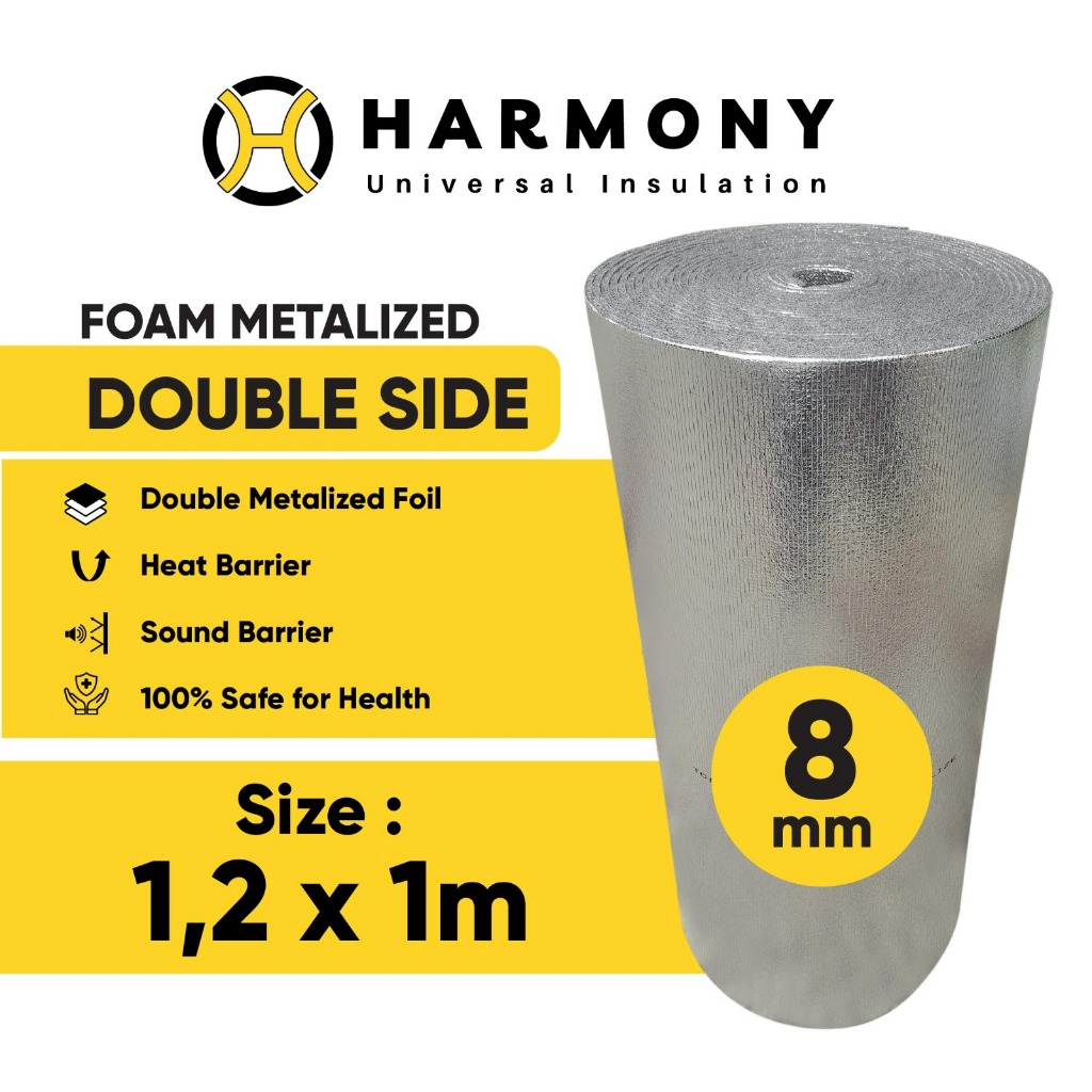 Jual HARMONY SHIELD Foam Peredam Panas Atap Gudang Double Side 8mm ...