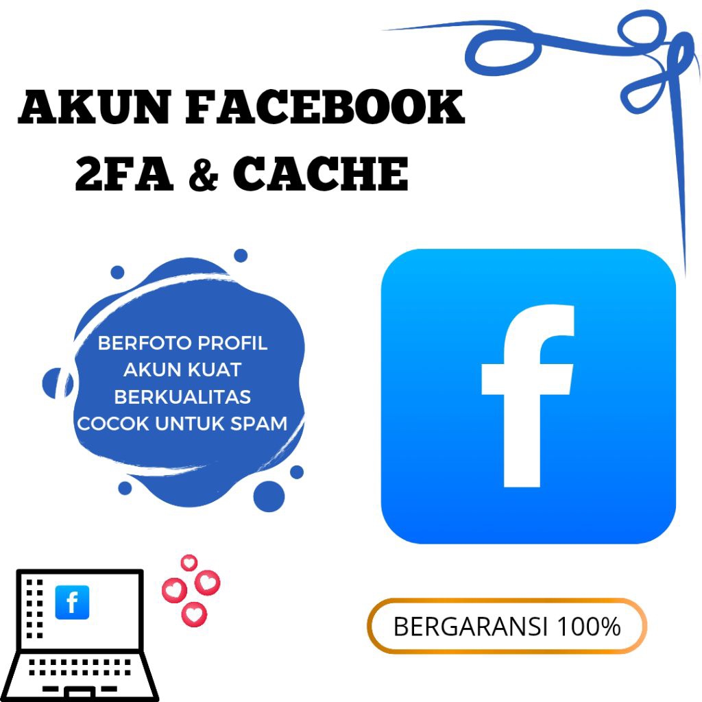 Jual AKUN FACEBOOK 2FA AKTIF + CACHE | AMAN & SIAP PAKAI BERGARANSI ...
