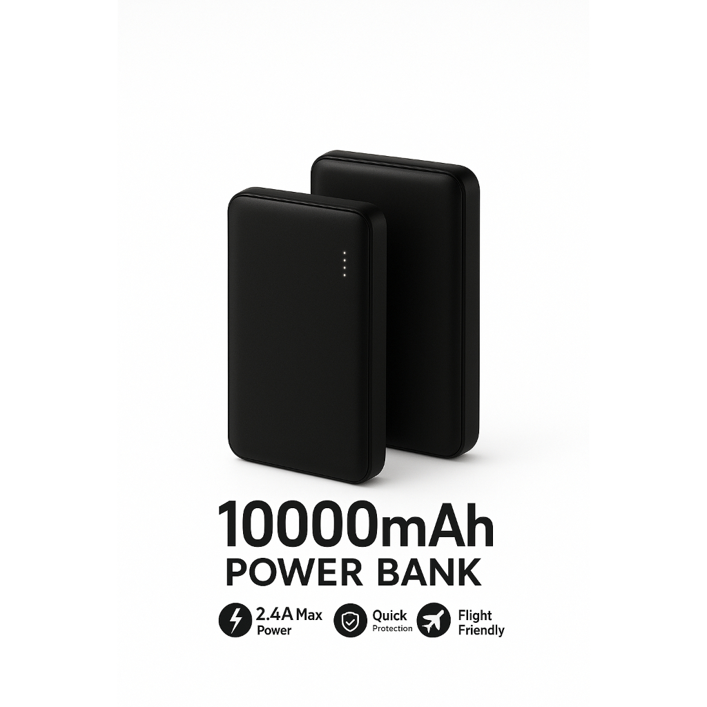 Jual Powerbank 10000mAh 2.4A Max Power Quick Protection dan Flight ...