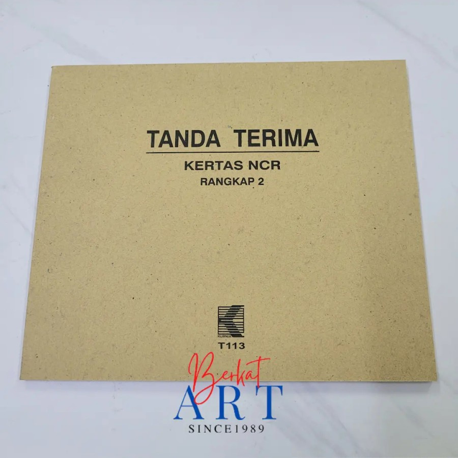 Jual TANDA TERIMA BARANG BESAR 1/2 FOLIO 2 PLY / RANGKAP 2 KURNIA NCR ...