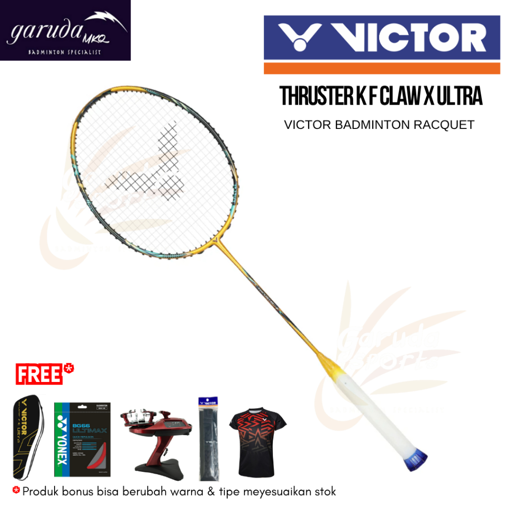 Jual Raket Badminton Victor Thruster Falcon Claw ULTRA X / Victor ...