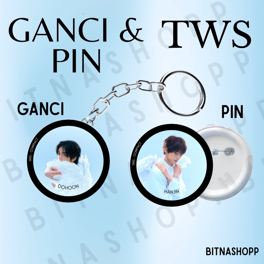 Jual GANCI TWS PIN COMPACT 58 MM KEYCHAIN GANTUNGAN KUNCI KPOP UNOFFICIAL DOHOON HANJIN JIHOON ...