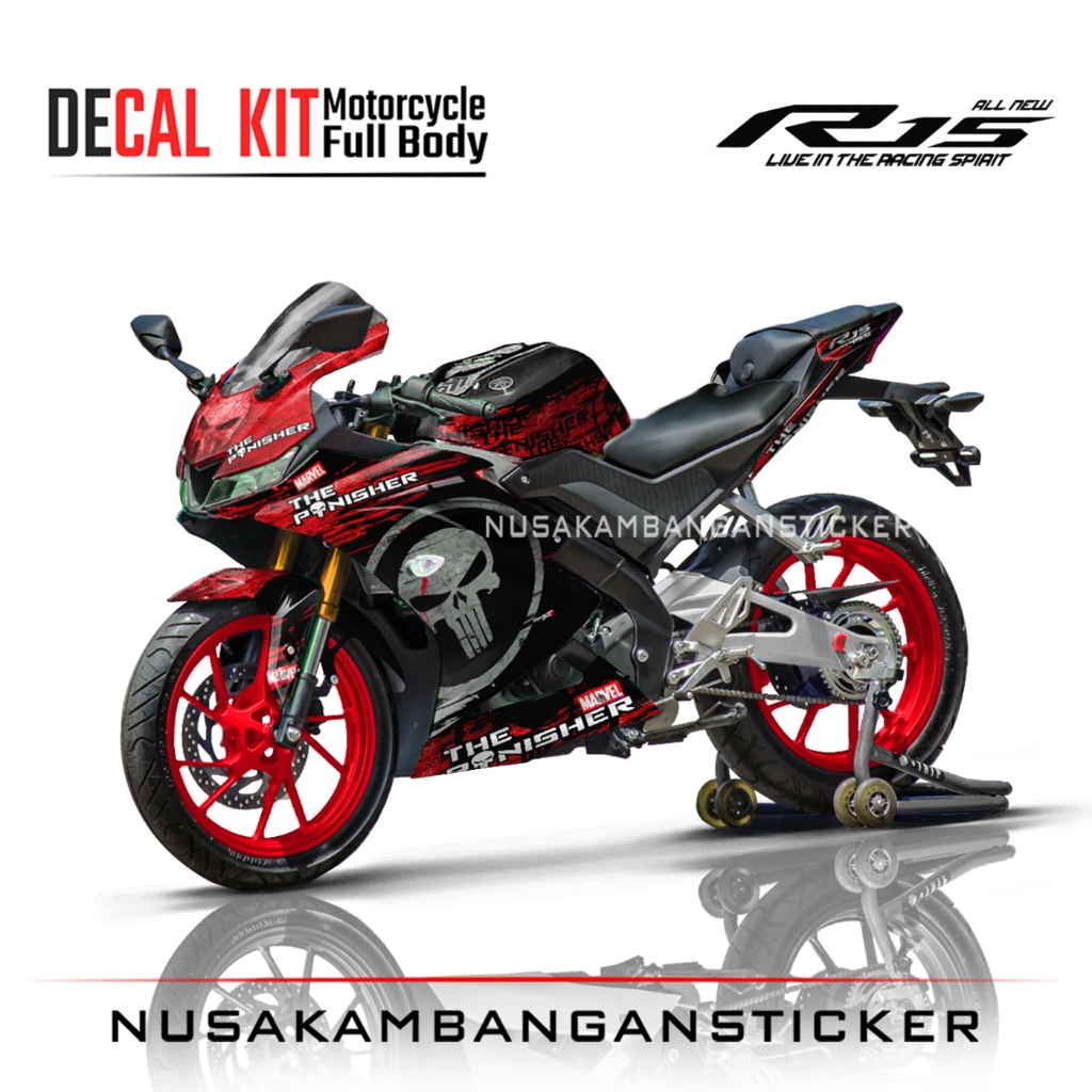 Jual Decal R15 V3 Stiker Decal Motor R15 V3 Sticker Yamaha R15 V3 ...