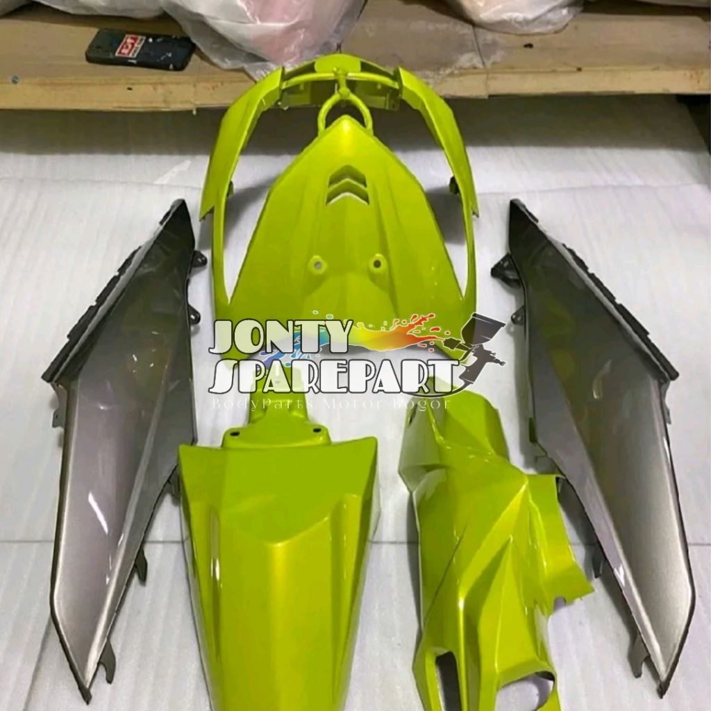 Jual Full body halus beat FI request warna kuning lemon x silver ...