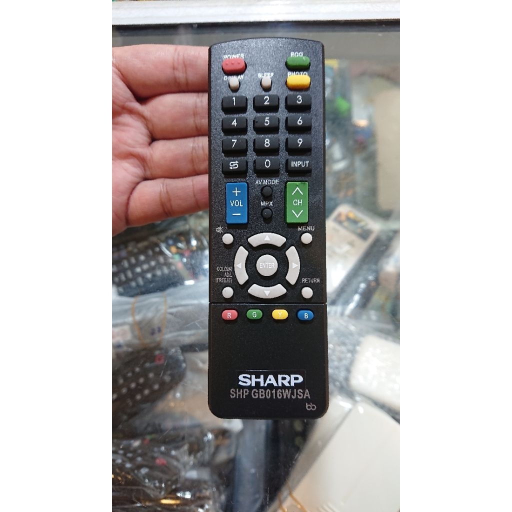Jual REMOTE REMOTE TV SHARP AQUOS LCD LED GB016WJSA LANGSUNG PAKAI ...