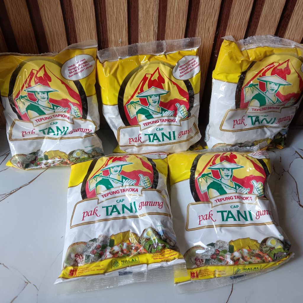 Jual TEPUNG SAGU TAPIOKA CAP PAK TANI GUNUNG 1 DUS/20 BUNGKUS | Shopee ...