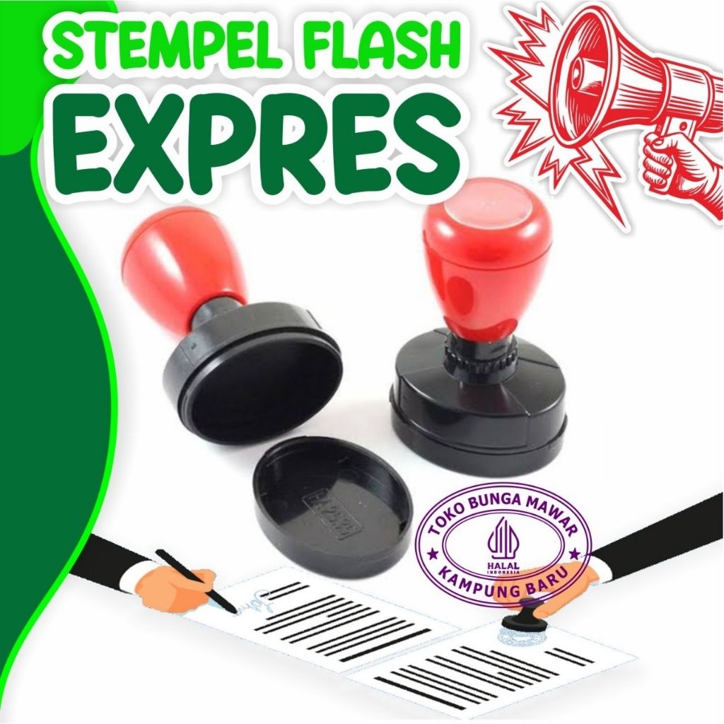 Jual Stempel Flash Custom | Order INSTAN | Stempel Logo | Stempel ...