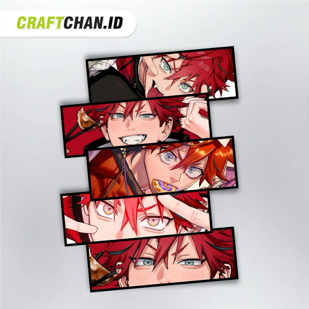Jual Sticker Slap Eye Anime Gokurakugai Premium sticker | Shopee Indonesia