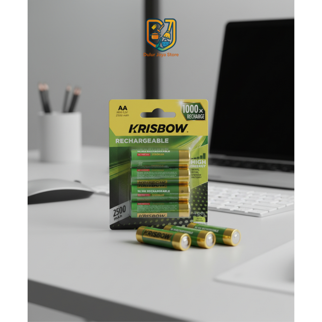 Jual Ace Krisbow Baterai Rechargeable Aa Batre Isi Ulang Peralatan ...