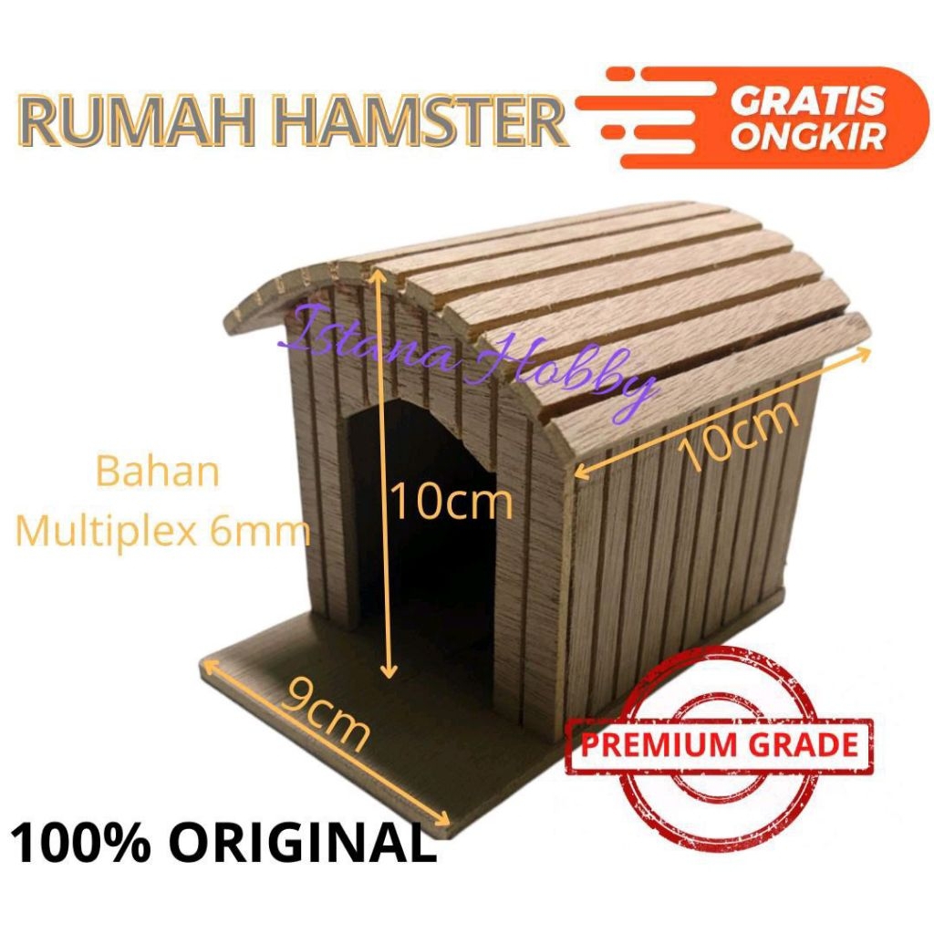 Jual Rumah Hamster Kayu Multiplex 6mm Berkualitas Bebas Paku Ukuran ...