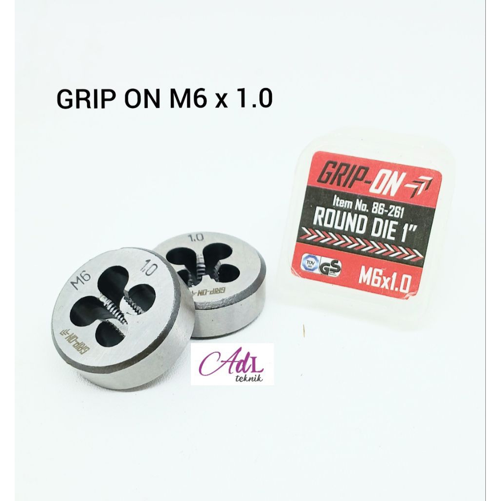 Jual Mata Senai Drat Luar Round Dies Senay M6x1.0 GRIP ON Sney Ulir ...