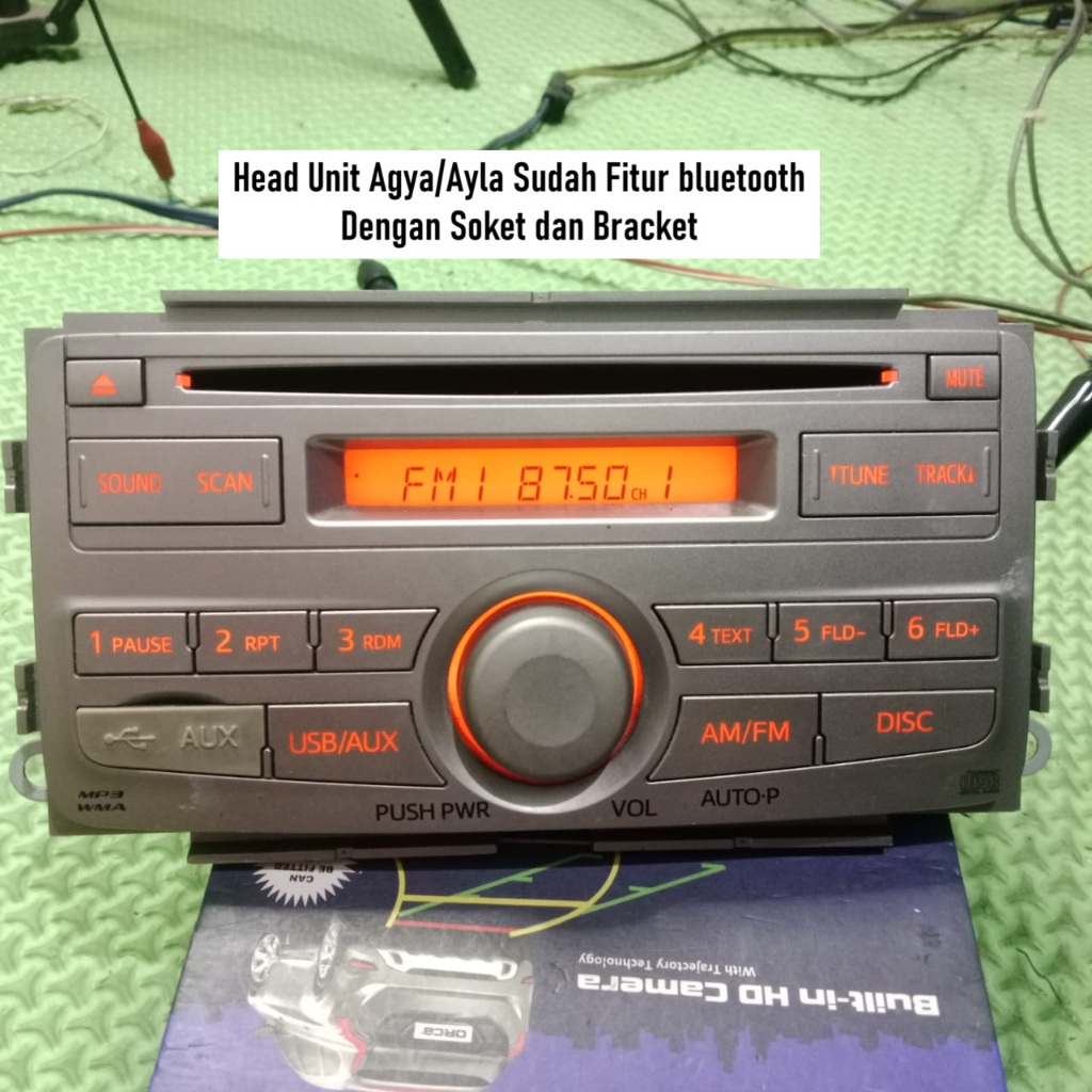 Jual Head Unit Radio Mobil Agya Ayla Sudah Bluetooth Dengan Soket dan ...