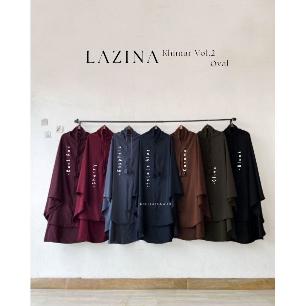 Jual BELLALUNA LAZINA KHIMAR VOL.2 JUMBO |Khimar Simple |Ilyana Silk ...
