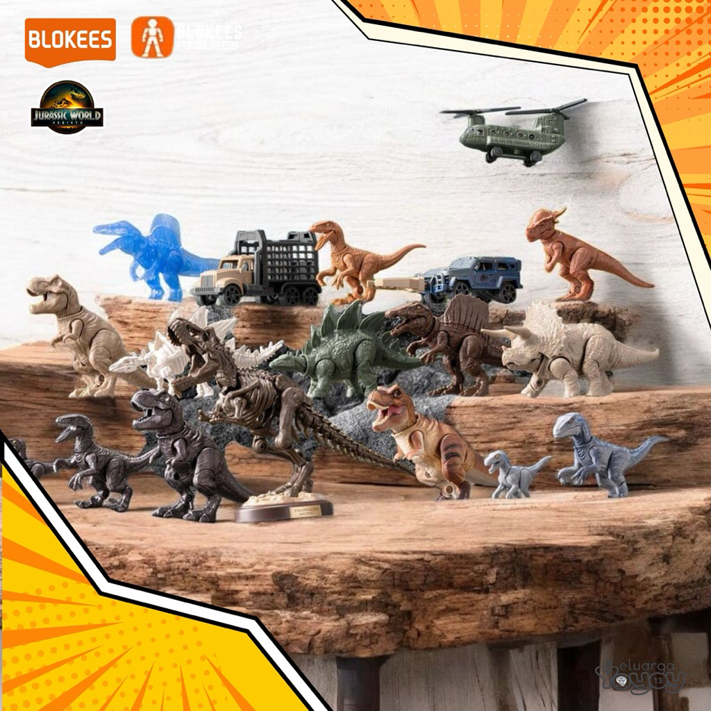 Jual Blokees Jurrasic World 1 SET | Shopee Indonesia