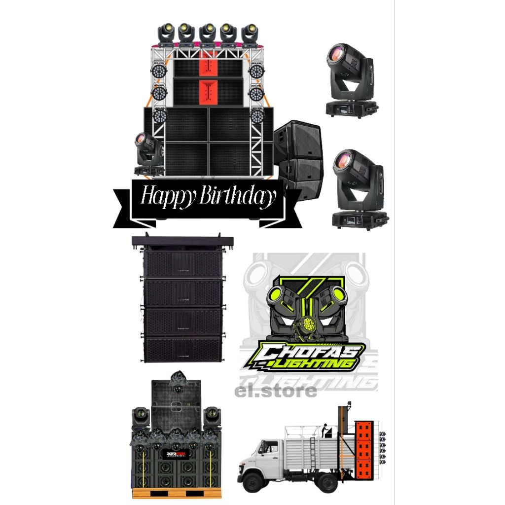 Jual [SOUND HOREG] TOPPER CAKE SOUND HOREG/TOPPER KUE ULANG TAHUN SOUND ...