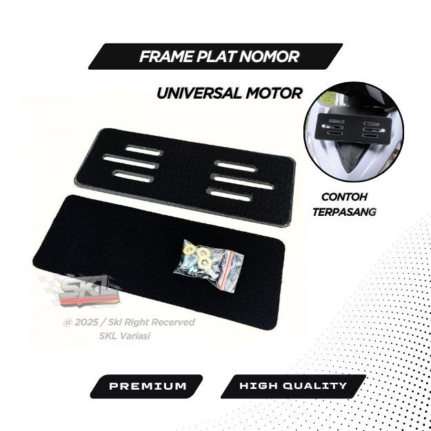 Jual FRAMELESS PLAT MOTOR PLATE MOTOR UNIVERSAL BIGWINGS PARTS PAPAN ...