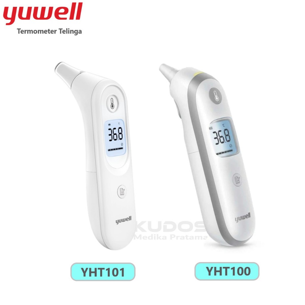 Jual Yuwell YHT100 dan Yuwell YHT101 - Ear Thermometer Infrared Telinga ...