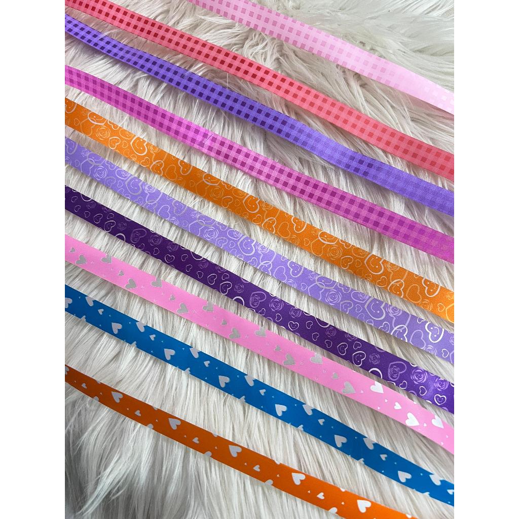 Jual PITA JEPANG 1 METER // PITA SATIN // PITA KADO // PITA MOTIF ...