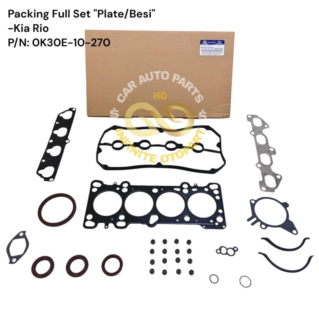 Jual PACKING SET GASKET CYLINDER SET RIO PLAT BESI 0K30E-10-270 HYD ...