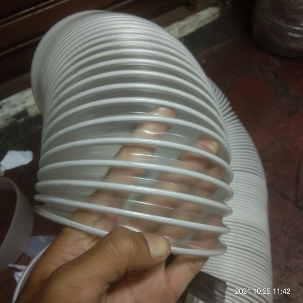 Jual SELANG DUCTING 8" INCH X 1 MTR PLASTIK FLEX (DUCTING TRANSFARAN ...