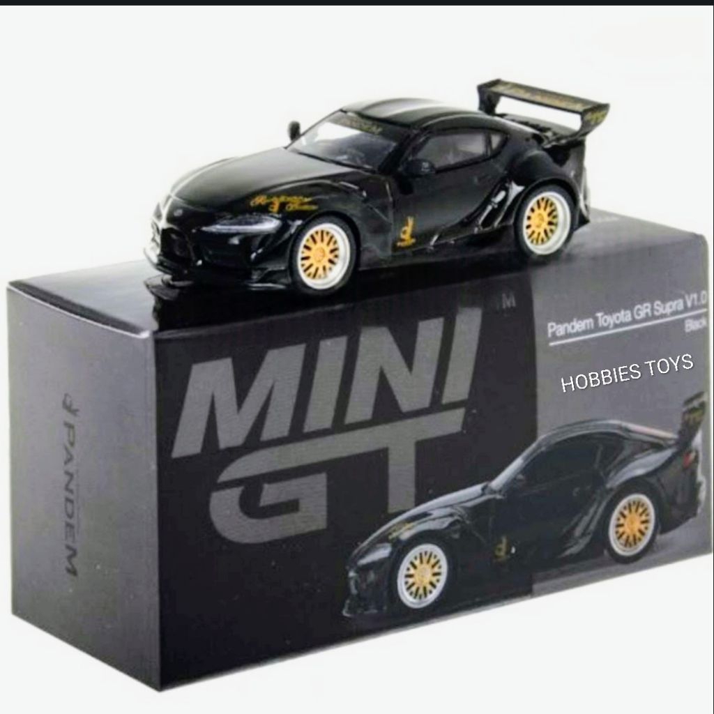 Jual Mini GT 219 Pandem Toyota GR Supra V1.0 Black | Shopee Indonesia