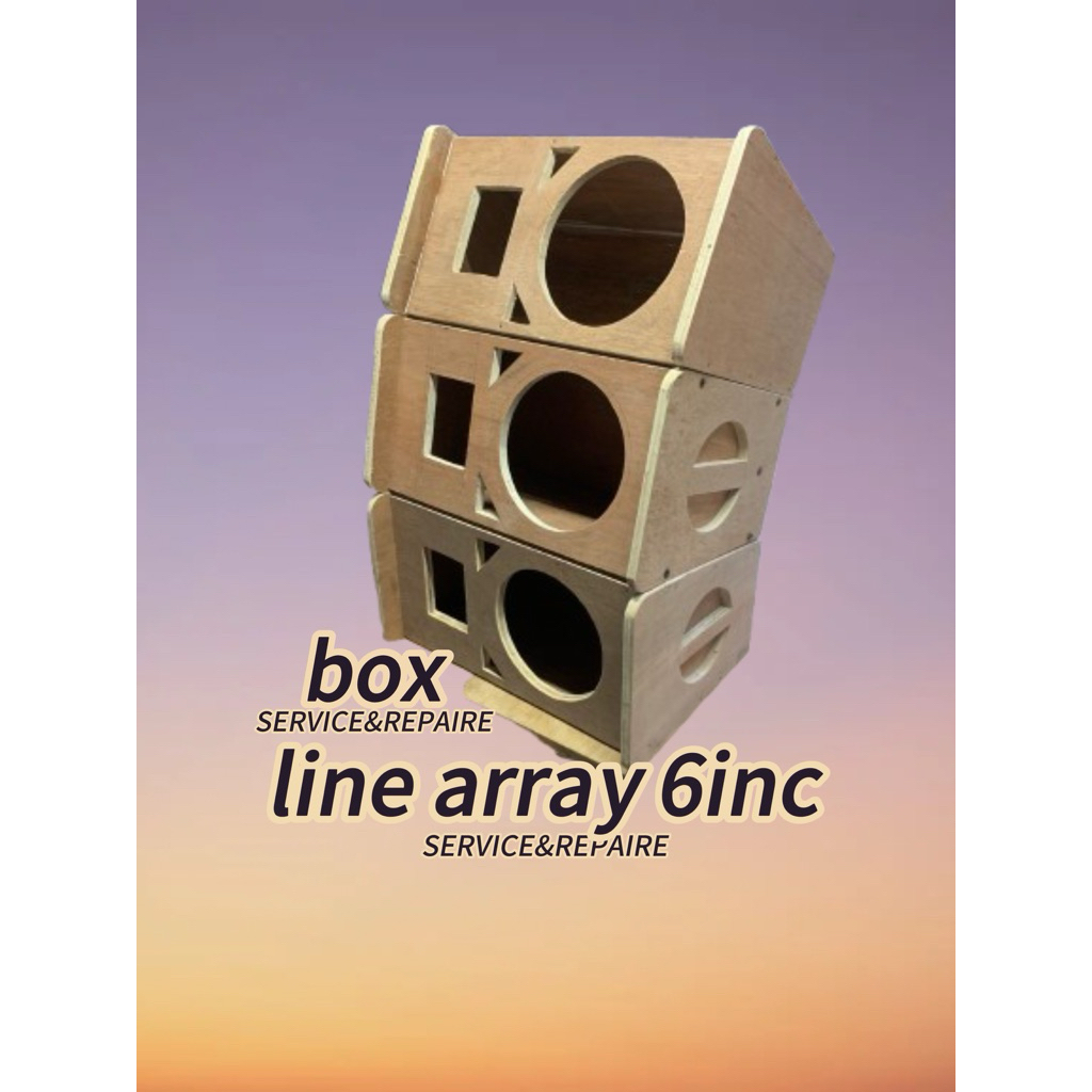 Jual bok line array 6inc bahan 12ml, lubang tweeter audax ax65 | Shopee ...