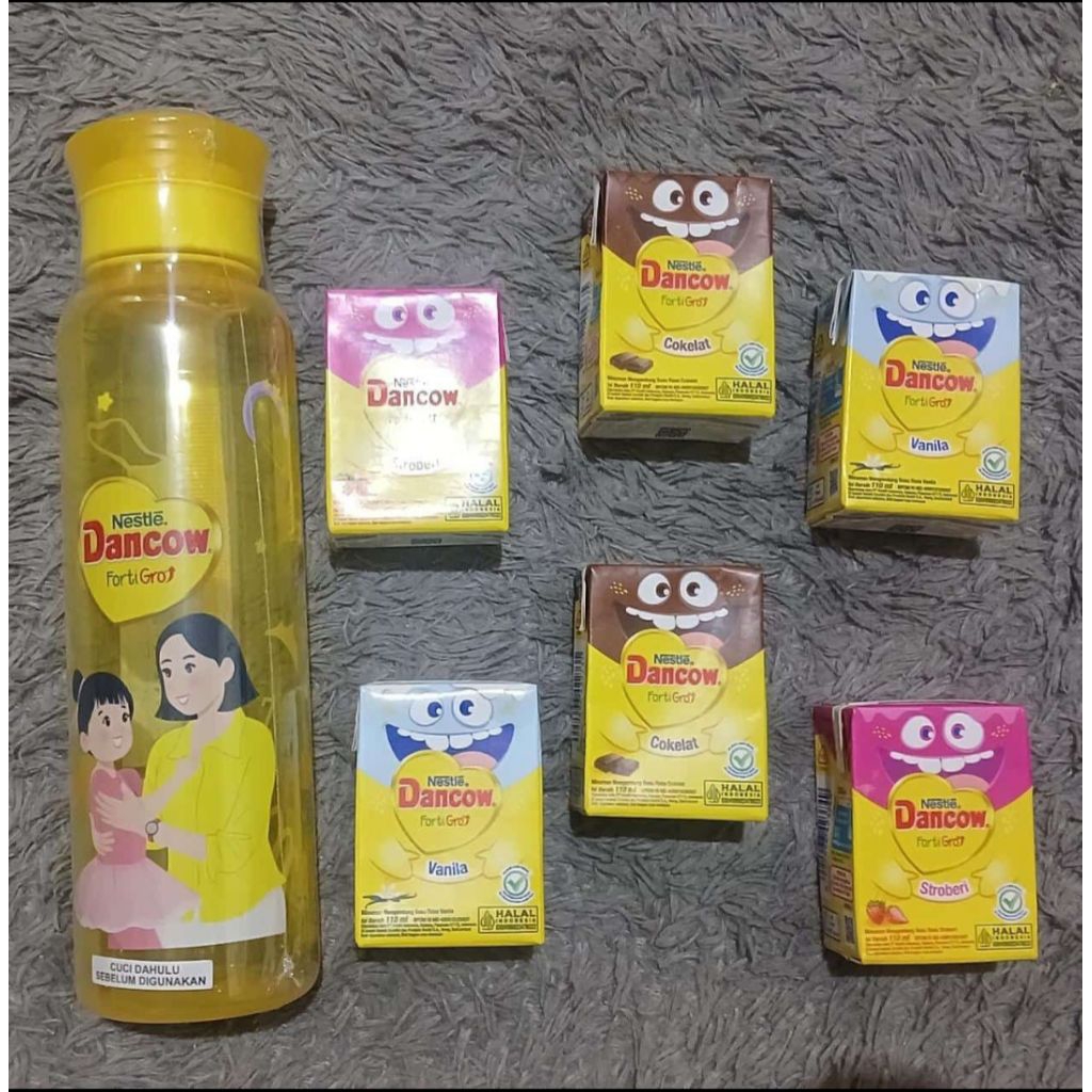 Jual DANCOW UHT 110ML BELI 6 FREE BOTOL MINUM | Shopee Indonesia