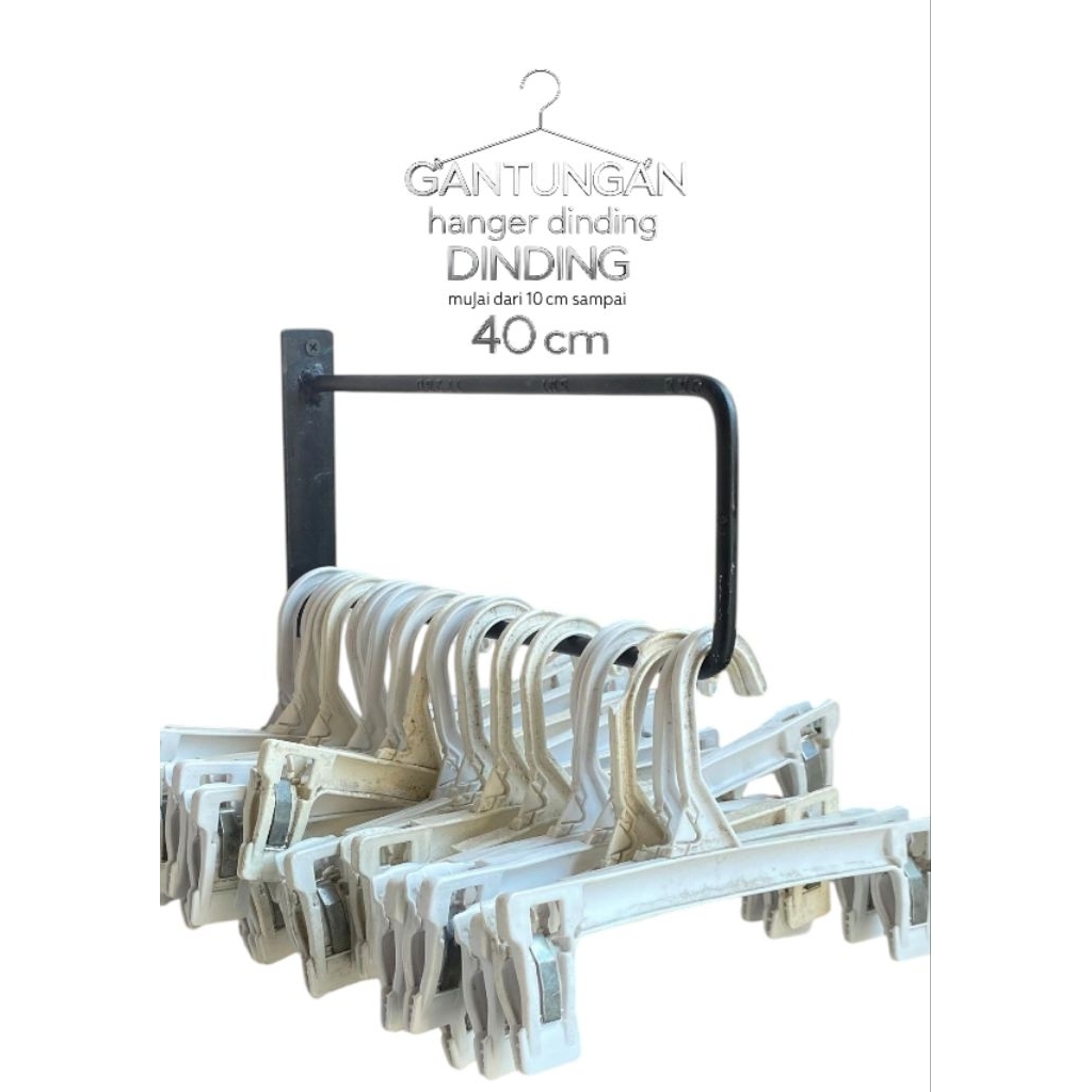 Jual gantungan hanger tempel dinding dari besi | Shopee Indonesia