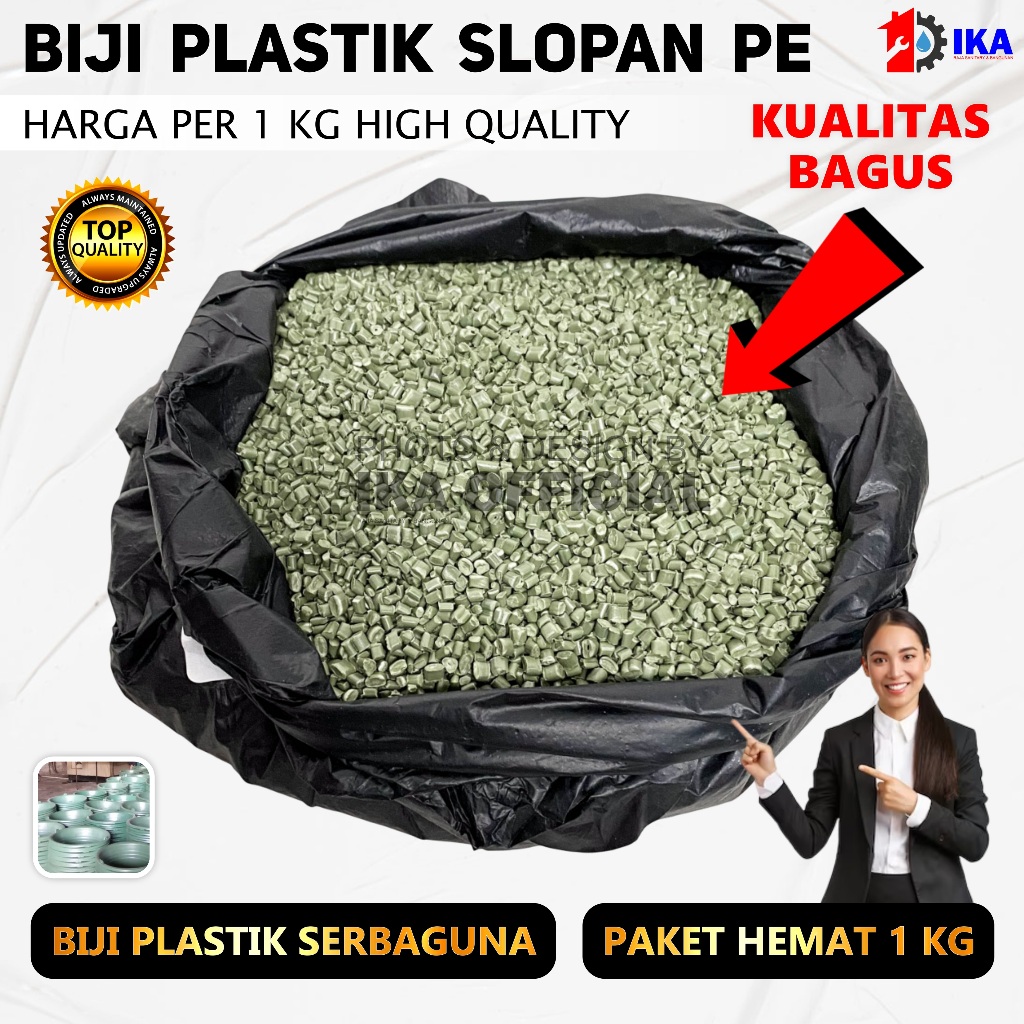 Jual Biji Plastik Daur Ulang 1Kilogram / PE Selopan 1 KG Pabrik / Bahan ...