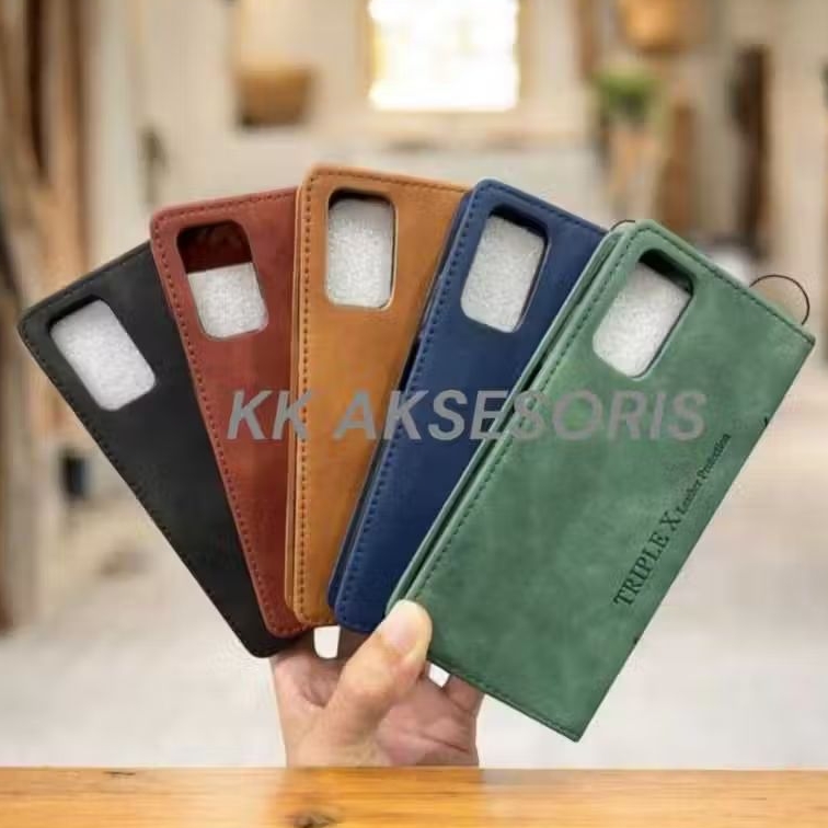 Jual KK-03 Flip Cover Leather Case Dompet SAMSUNG NOTE 8 9 10 10 PLUS ...