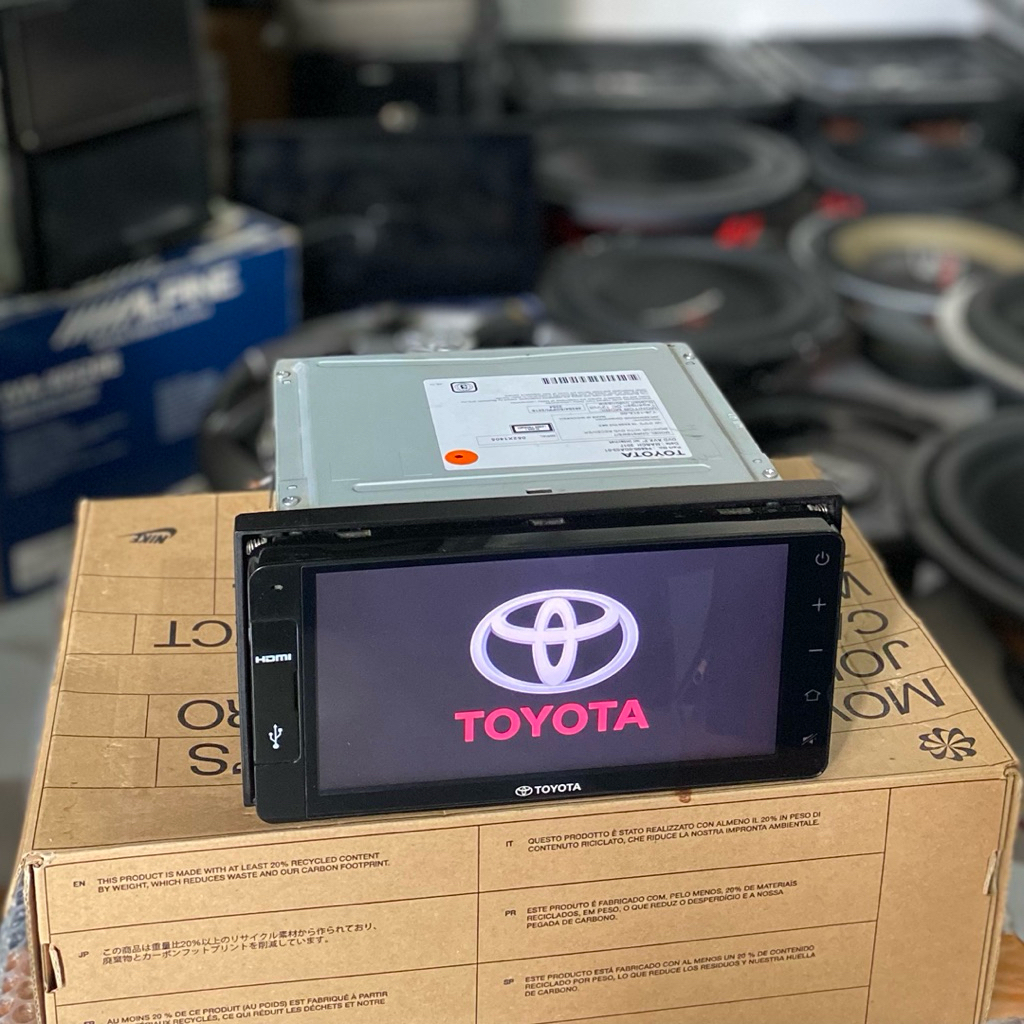 Jual Head Unit brand KENWOOD DNR916WSIT original toyota sienta | Shopee ...
