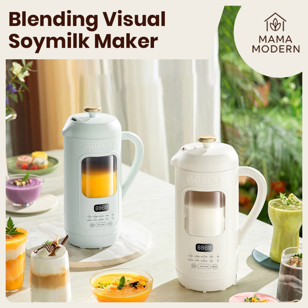 Jual SOSEKI Transparan Soy Milk Maker 1000mL Mesin Susu Kacang Kedelai ...