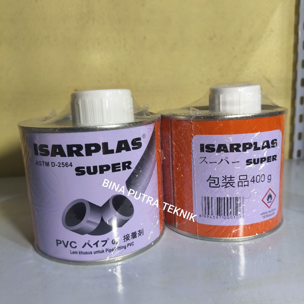 Jual Lem Isarplas Kaleng / Lem Pvc/Lem Paralon 400 Gram | Shopee Indonesia