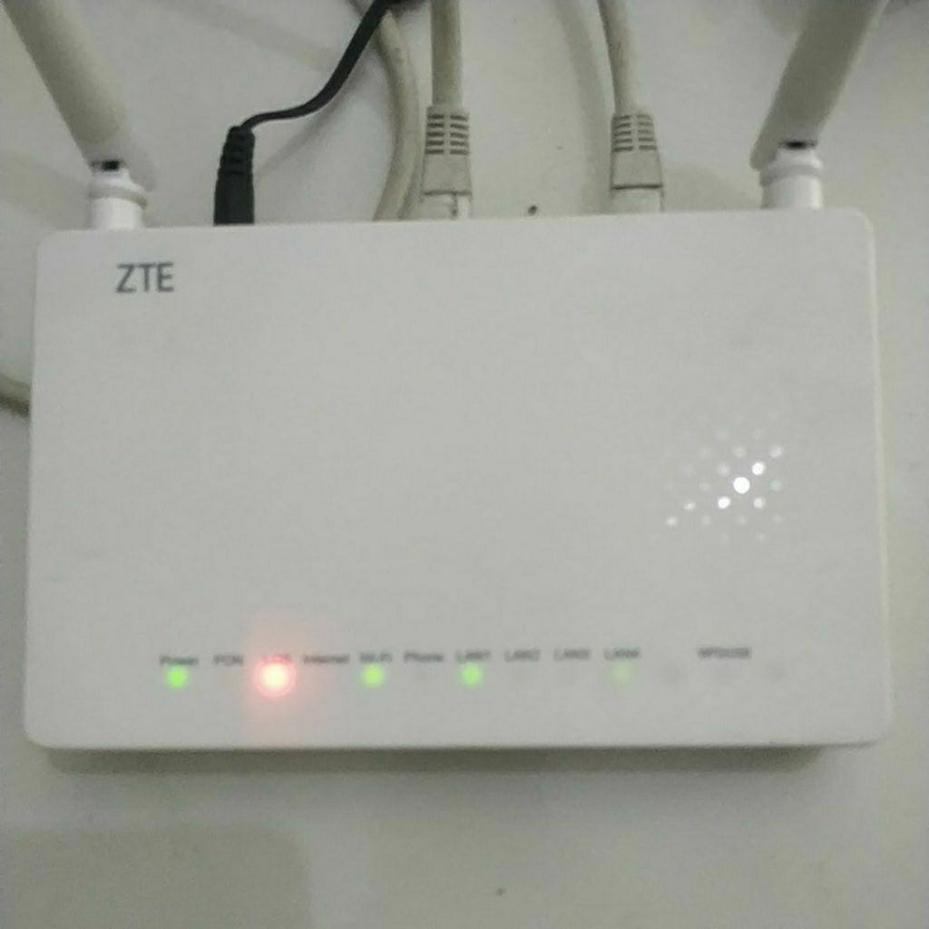 Jual Router ZTE F609 V2 port biru tanpa adaptor, garansi nyala dan ...