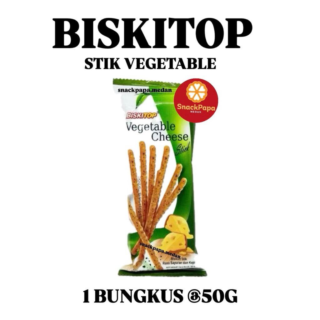 Jual BISKITOP - VEGETABLE AND CHEESE STICK 50G / BISKUIT ANAK DEWASA ...