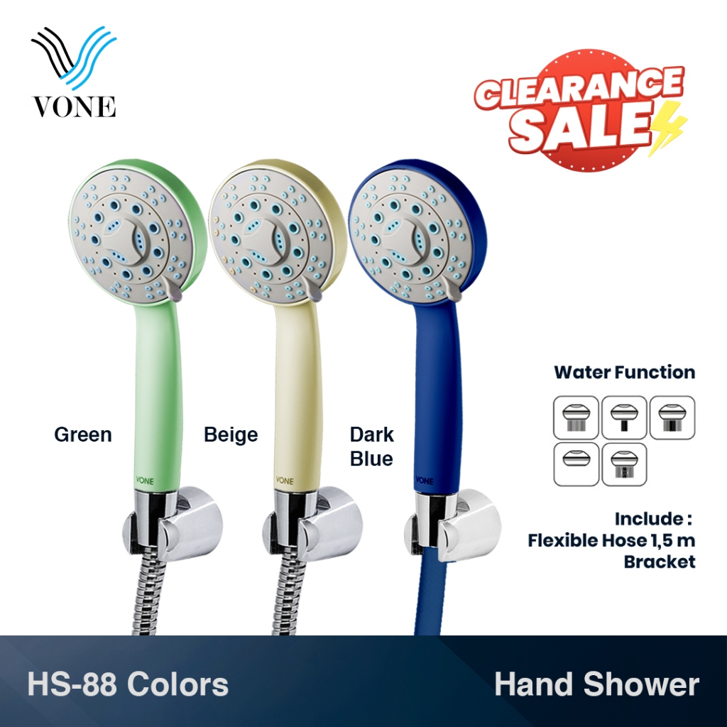 Jual VONE Wall Shower Hand Shower Jet Shower Toilet Cebok Bidet WC Pink ...