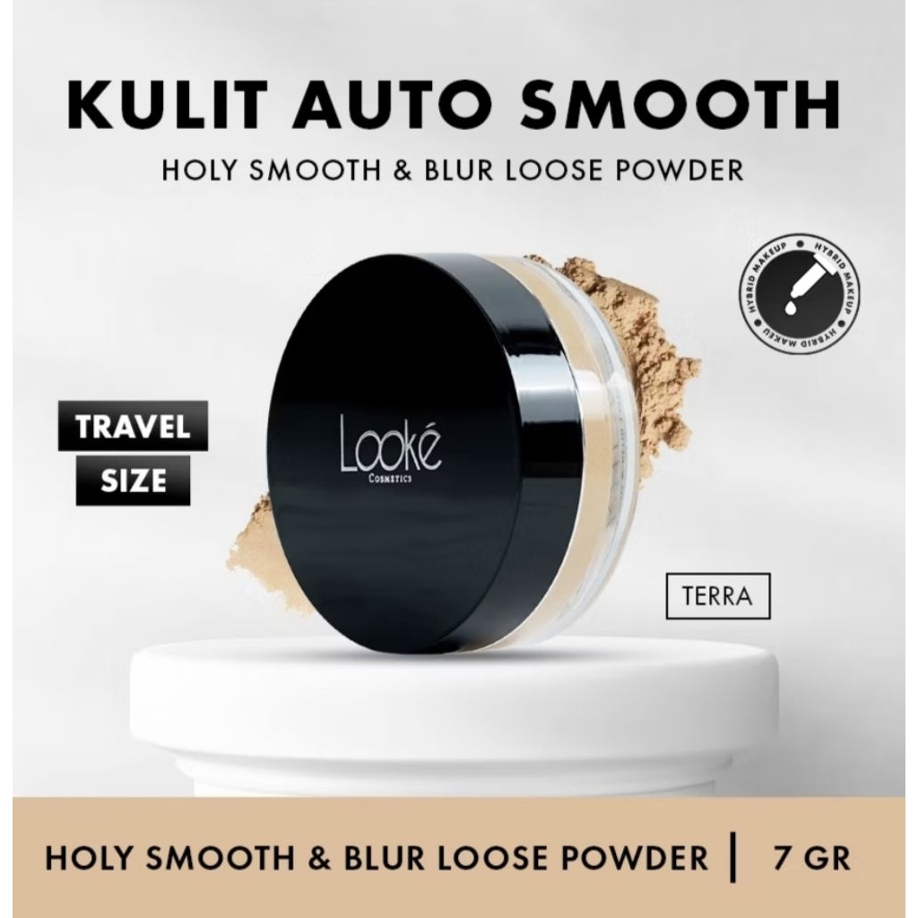 Jual Looke Holy Smooth & Blur Loose Powder | Shopee Indonesia