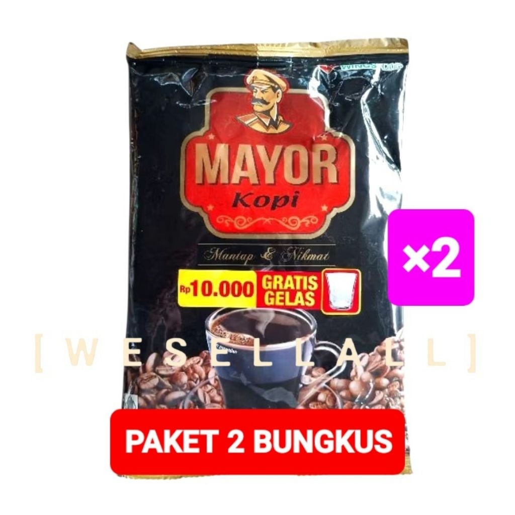 Jual Mayor Kopi (Promo Gratis Gelas) PER PAKET Isi 2 Bungkus @ 120 gr ...