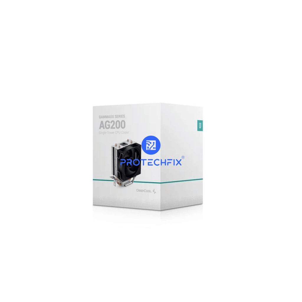 Jual Deepcool AG200 CPU Cooler Fan Processor Single Fan 90mm 4-pin PMW ...