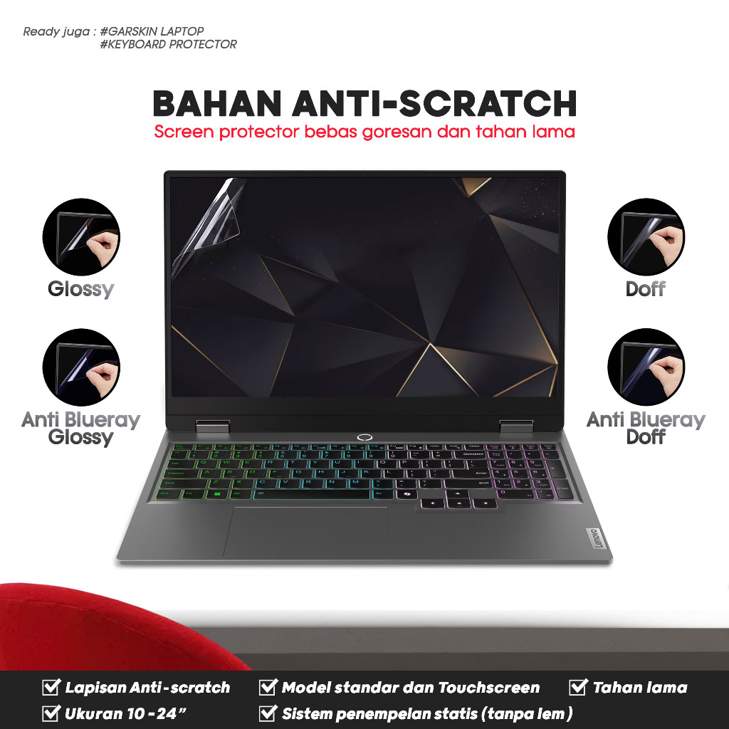 Jual Pelindung Layar Screen Protector Guard Kompatibel dengan Lenovo ...