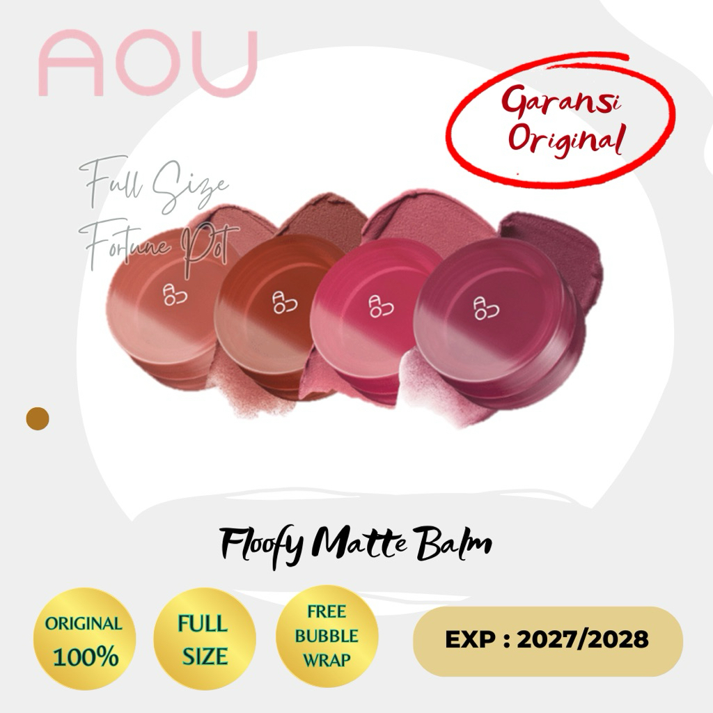 Jual [READY] AOU Floofy Matte Balm - AOU Lip Tint | Shopee Indonesia