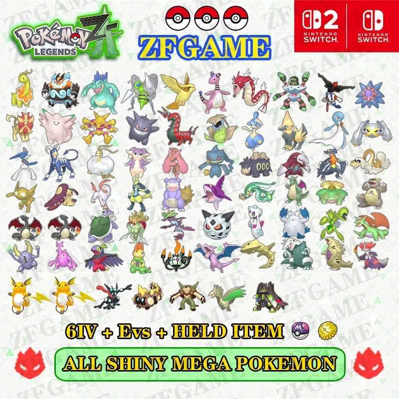 Jual ALL POKEMON ZA Legendary Shiny Custom Hack Pokemon 100% LEGAL ...