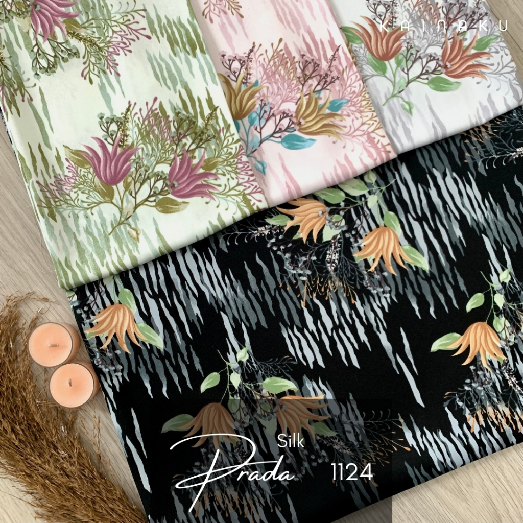 Jual PRADA SILK 1124 I harga per 270cm (3yard) | Shopee Indonesia