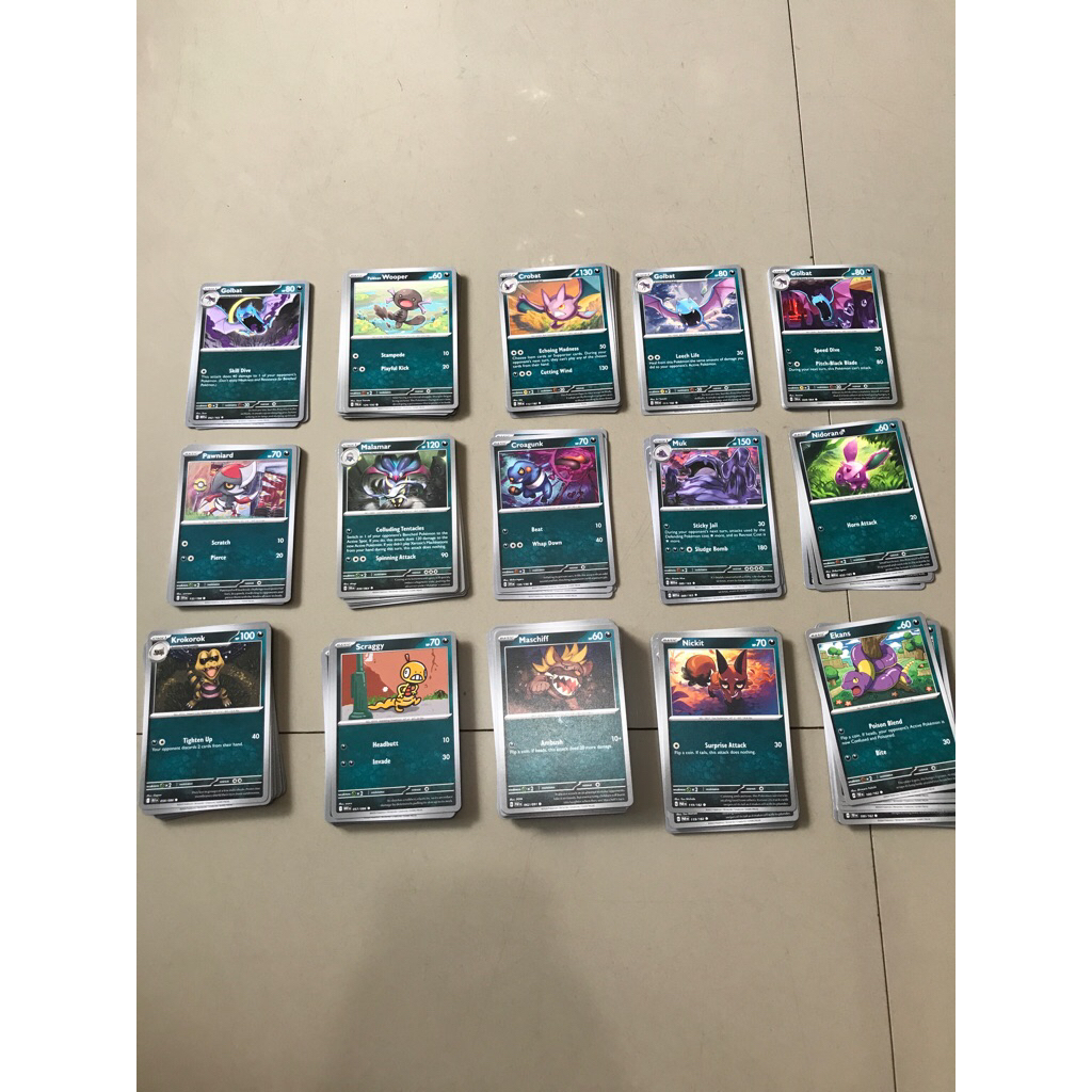 Jual kartu pokemon original common Elemen Darkness | Shopee Indonesia